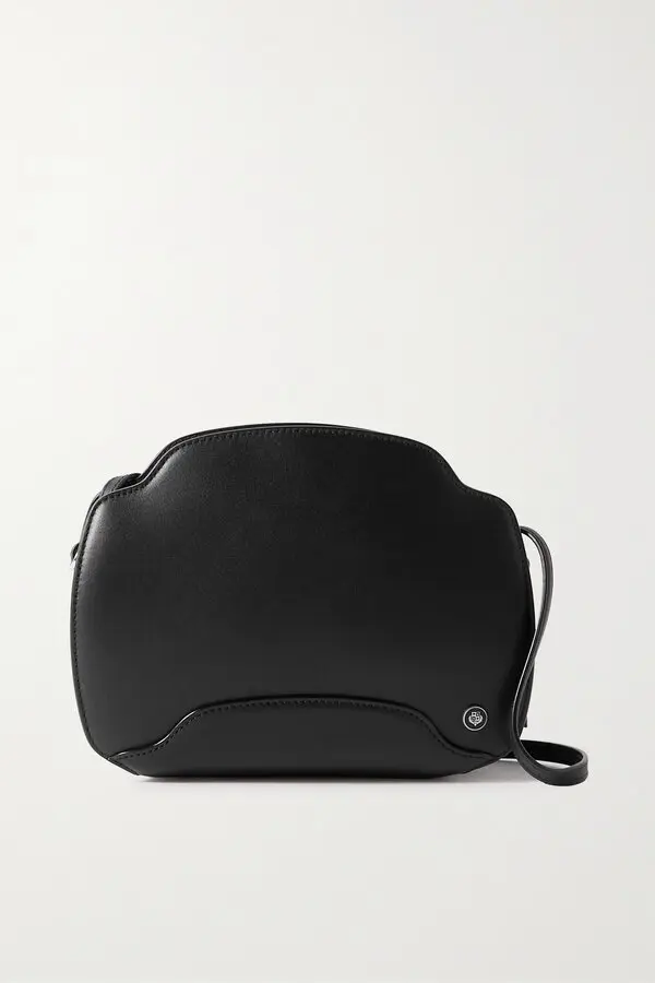 Loro Piana Sesia Leather Shoulder Bag