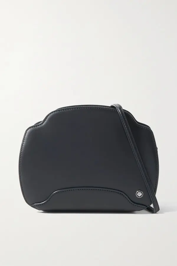 Loro Piana Sesia Leather Shoulder Bag