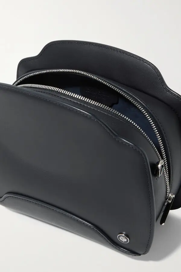 Loro Piana Sesia Leather Shoulder Bag