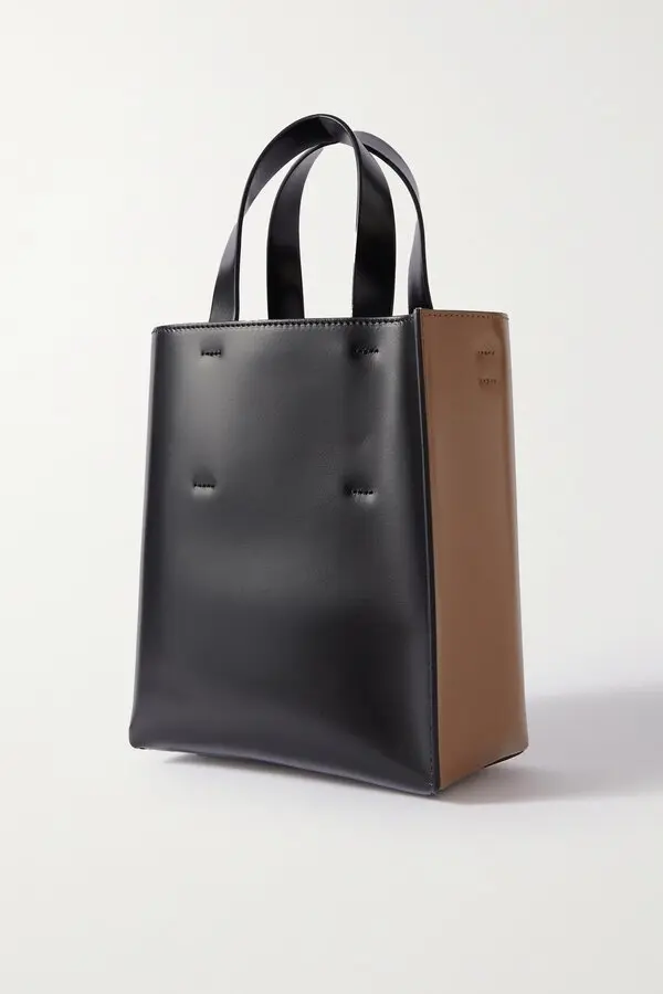 Marni Museo Mini Color-block Leather Tote