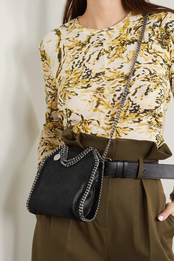 Stella McCartney Net Sustain The Falabella Tiny Shoulder Bag