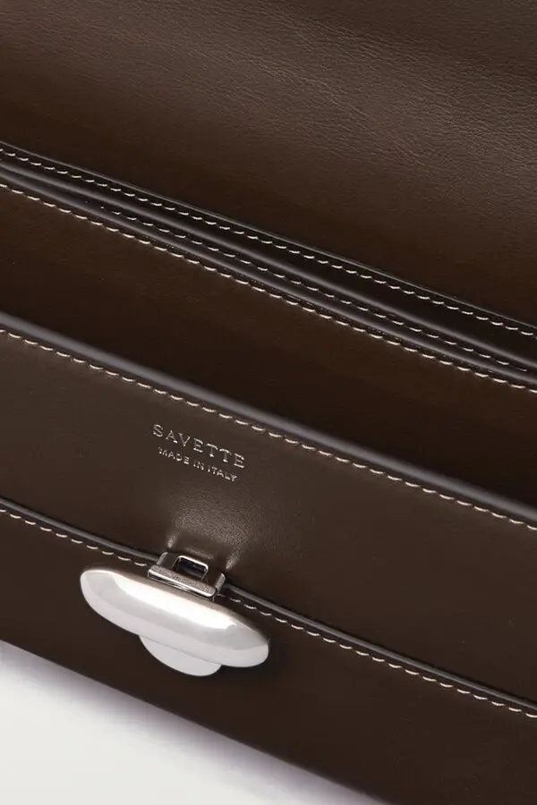 Savette Symmetry 19 Leather Shoulder Bag