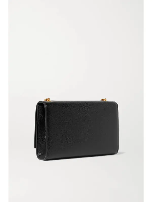 Saint Laurent Kate Small Embossed-leather Shoulder Bag - Black
