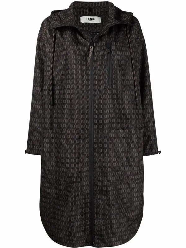 Fendi Ff Logo-print Raincoat