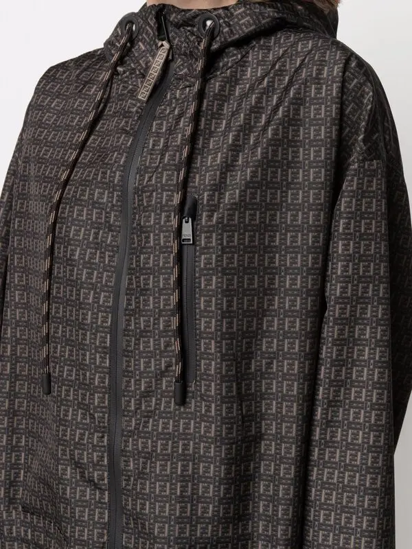 Fendi Ff Logo-print Raincoat