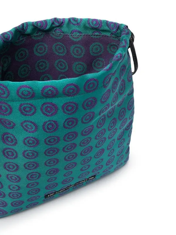 10 CORSO COMO Geometric-print Makeup Bag - Blue