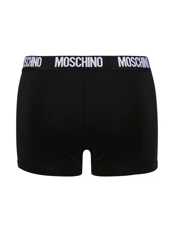Moschino Logo Boxers - Black