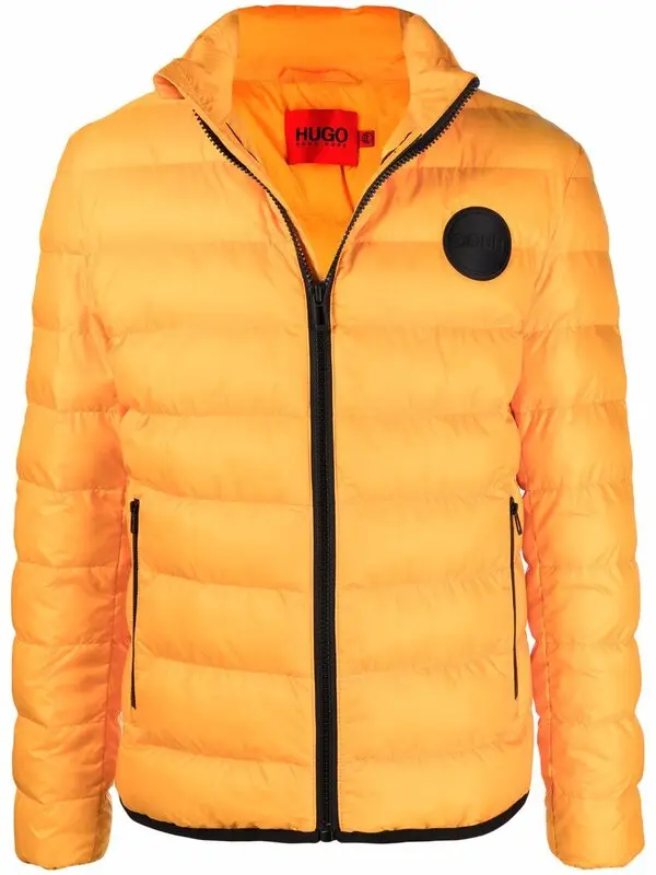 Hugo Reverse Logo-patch Padded Jacket