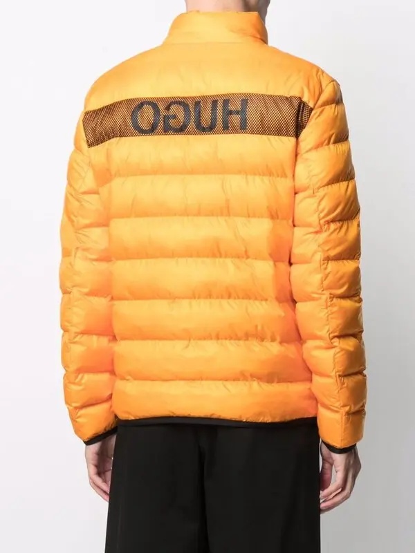 Hugo Reverse Logo-patch Padded Jacket