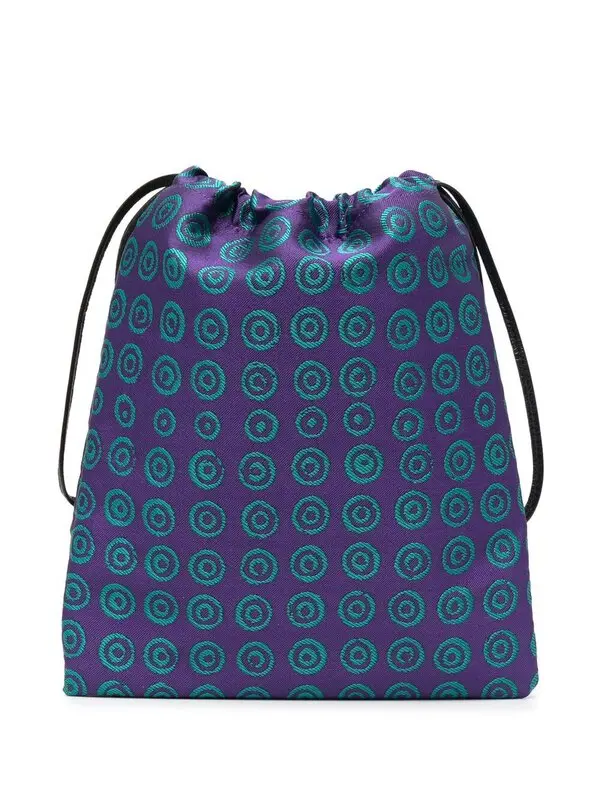 10 CORSO COMO Geometric-print Makeup Bag - Purple