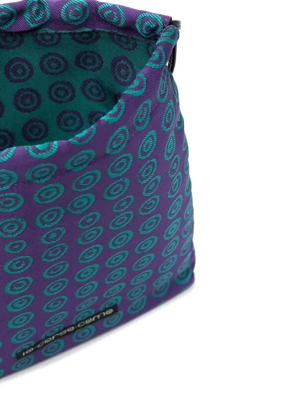 10 CORSO COMO Geometric-print Makeup Bag - Purple