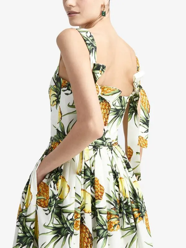 brown pineapple jewelry midi dress Pineapple Ikat Maxi Dress in Blue – Mint Julep main image 0