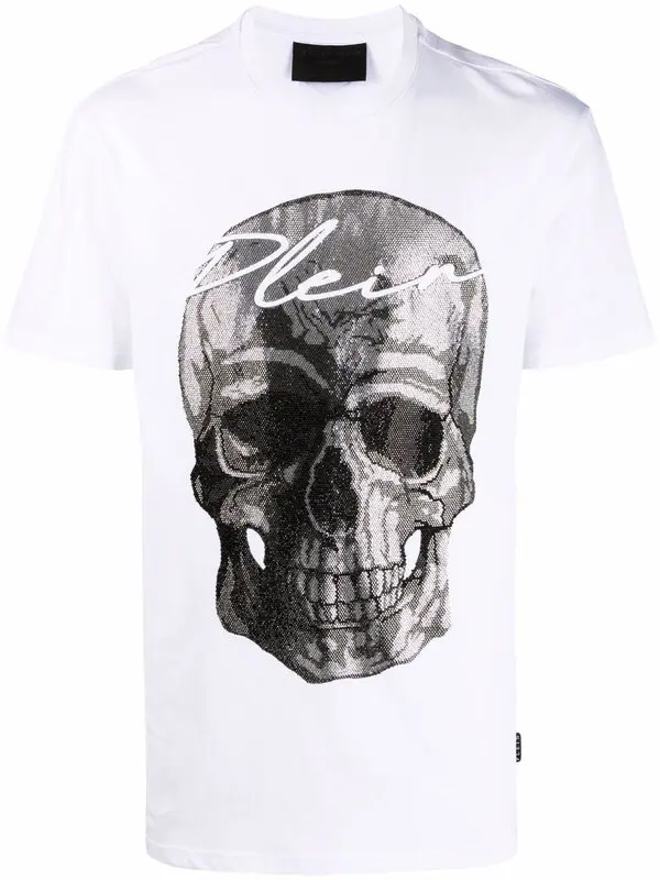 Philipp Plein Skull-print T-shirt - White