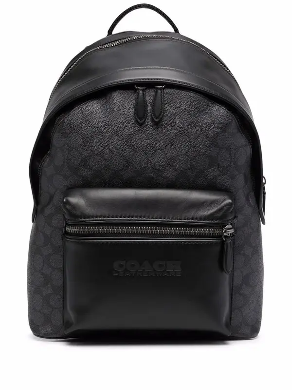 COACH Signature Canvas Backpack