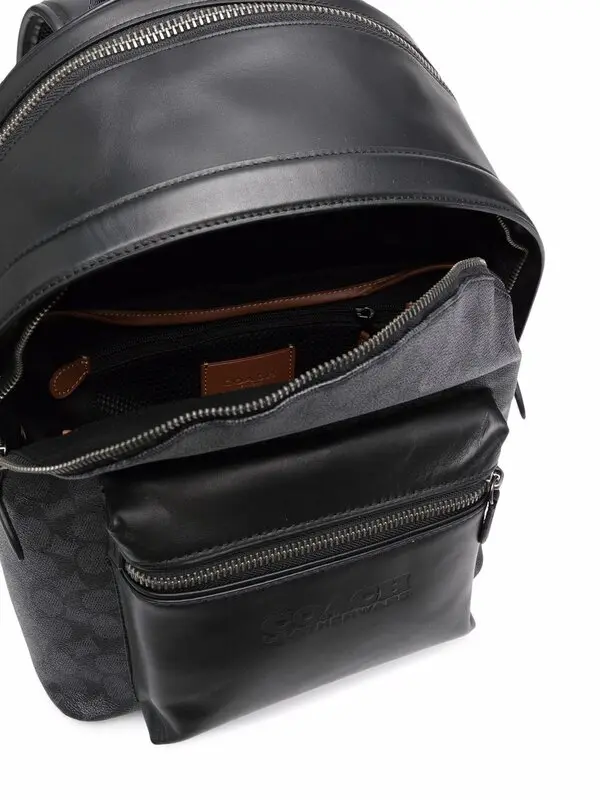 Coach Signature Canvas Backpack - Black | Editorialist