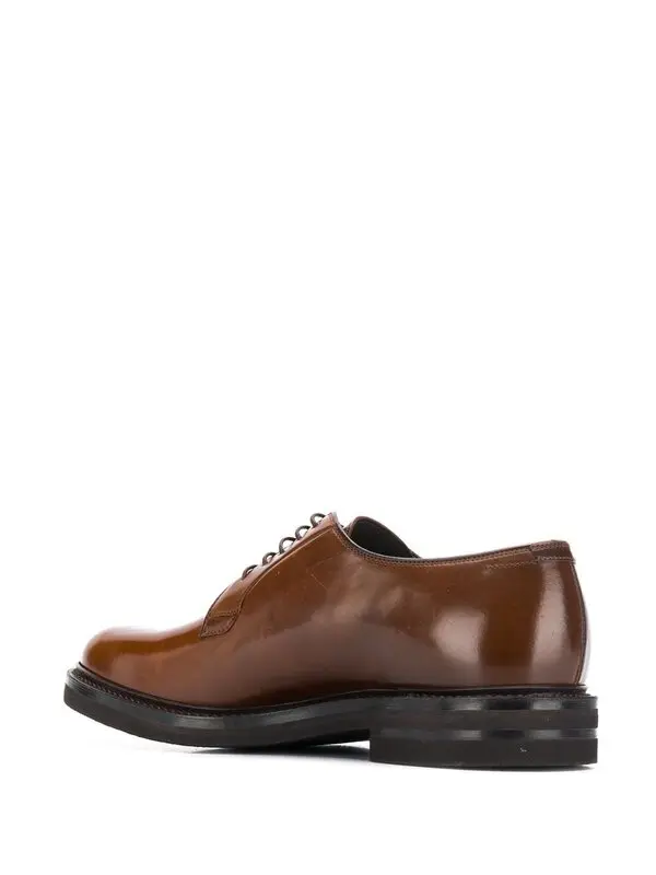 Brunello Cucinelli Classic Leather Lace-up Derby Shoes