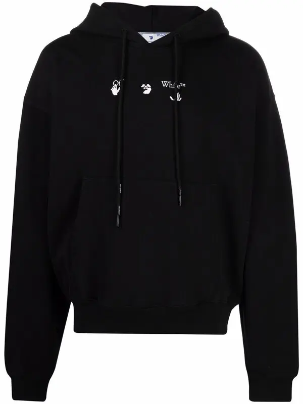 Off-White Melted Arrow Logo Hoodie - Black | Editorialist