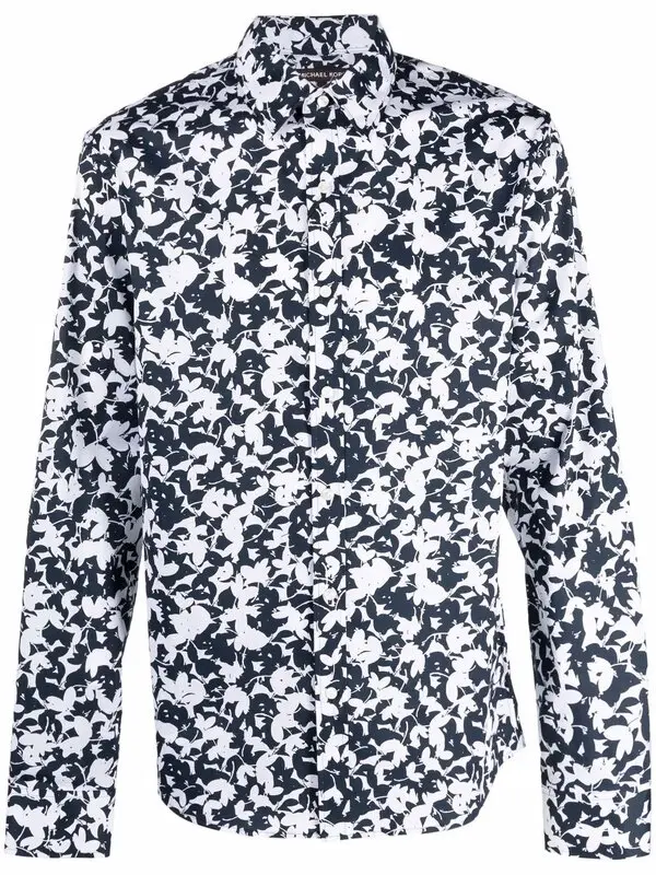 Michael Kors Floral-print Button-up Shirt
