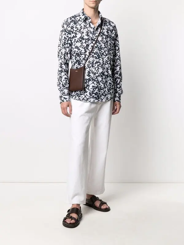 Michael Kors Floral-print Button-up Shirt