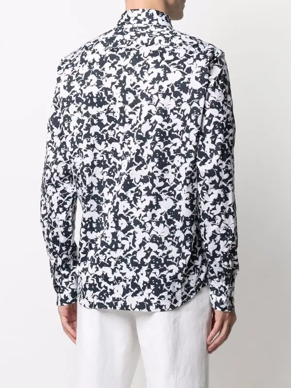 Michael Kors Floral-print Button-up Shirt