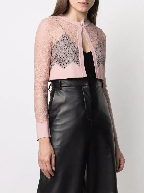 ANTONINO VALENTI Cropped Lace Bolero