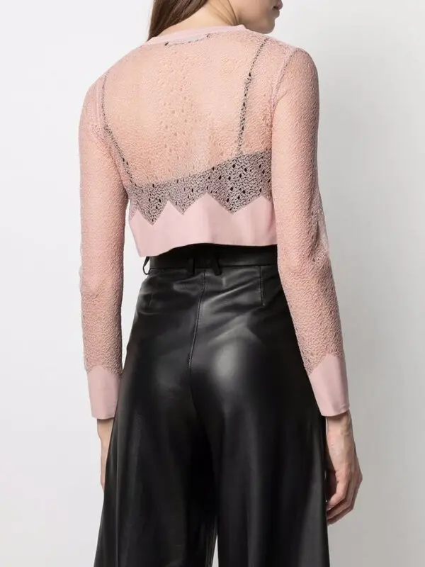 ANTONINO VALENTI Cropped Lace Bolero