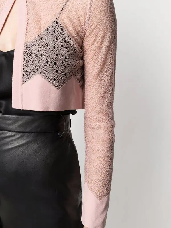 ANTONINO VALENTI Cropped Lace Bolero