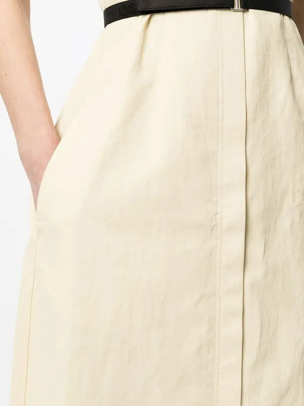 JIL SANDER Belted Midi Dress