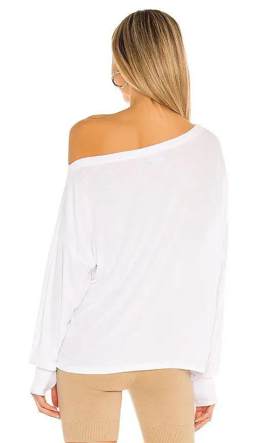 Michael Lauren Kristopher Open Shoulder Top - White