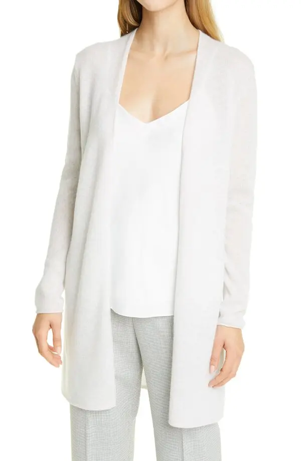 Club Monaco Holina Cashmere Open Cardigan - Grey | Editorialist