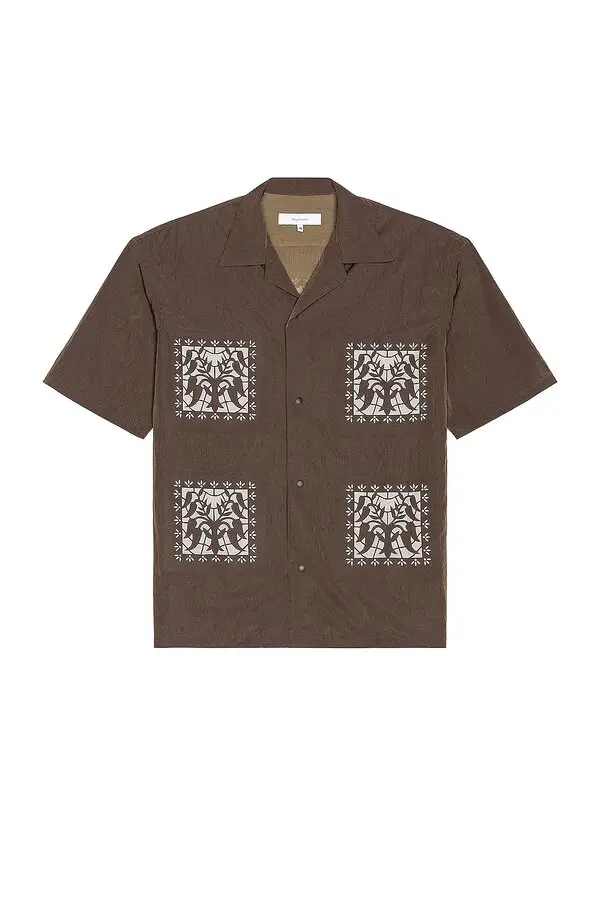 SASQUATCHFABRIX Kirigami Shirt In Brown
