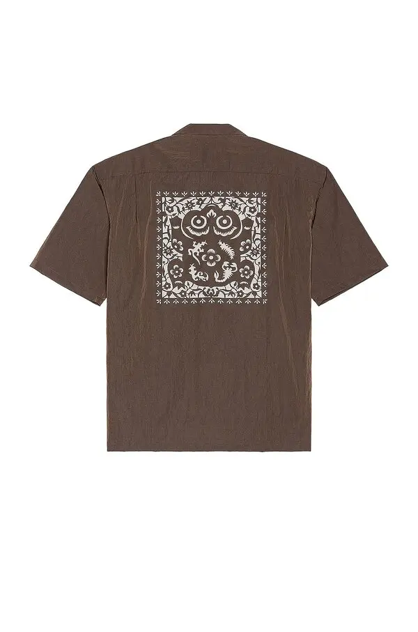 SASQUATCHFABRIX Kirigami Shirt In Brown