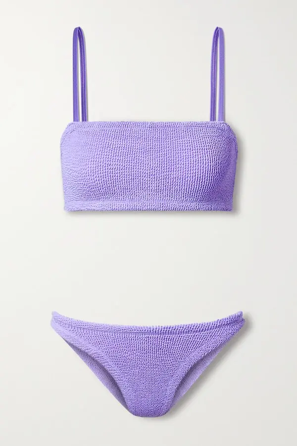Hunza G Gigi Original Crinkle Bikini - Purple