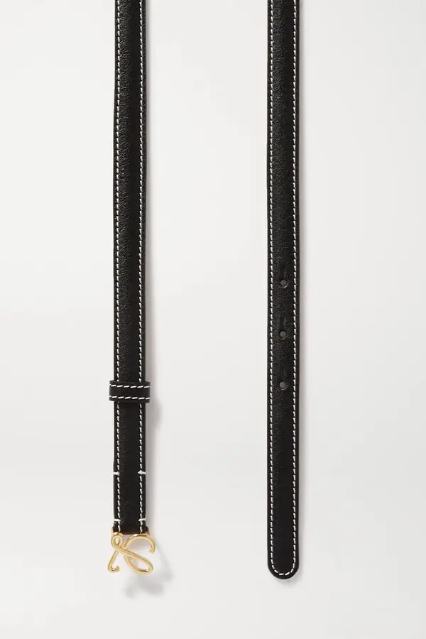 Loewe L Buckle Leather Belt