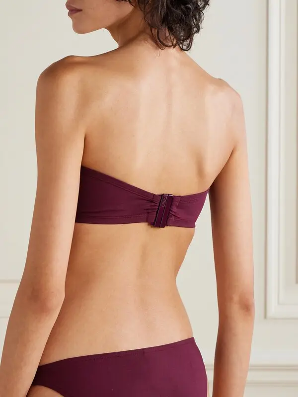 ERES Les Essentiels Gang Triangle Bikini Top - Burgundy