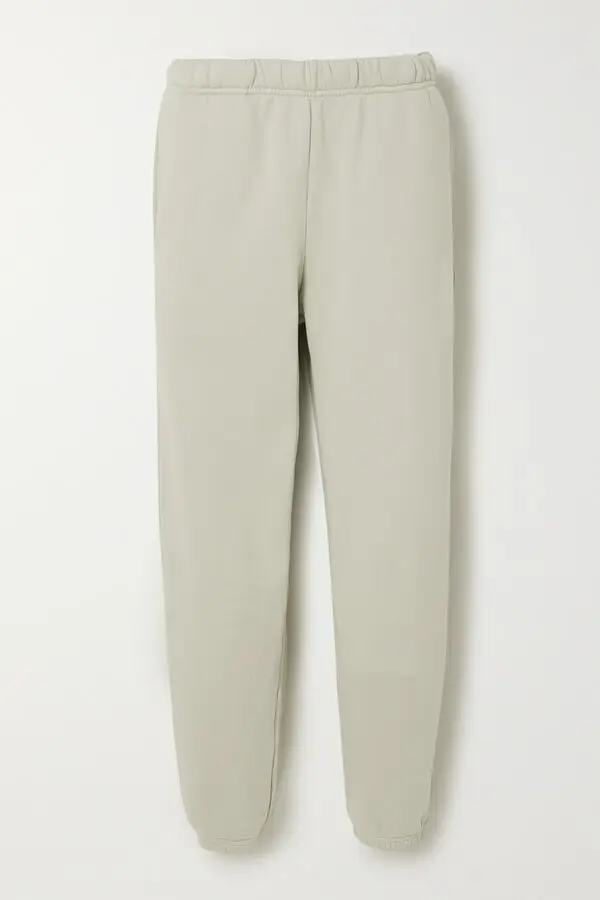LES TIEN Cotton-jersey Track Pants