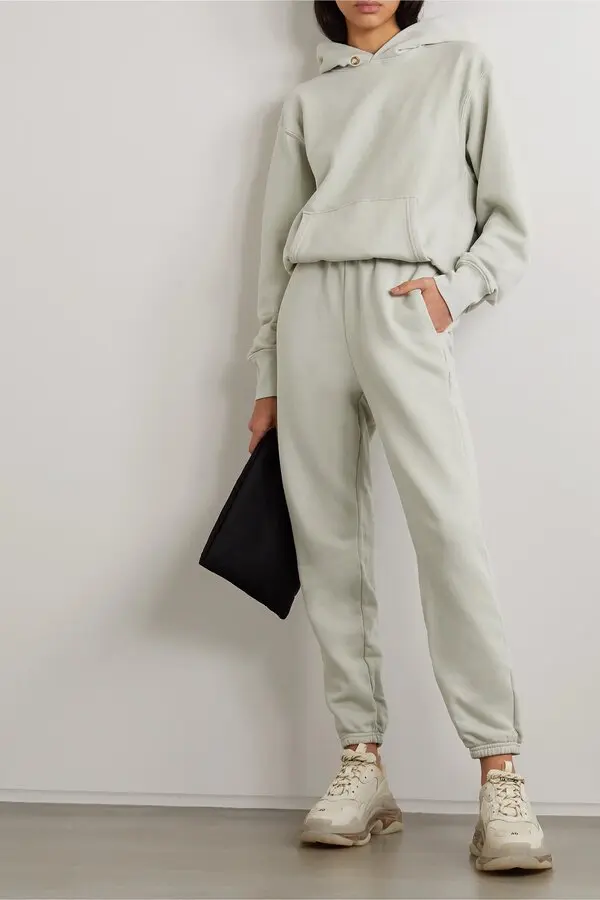 LES TIEN Cotton-jersey Track Pants
