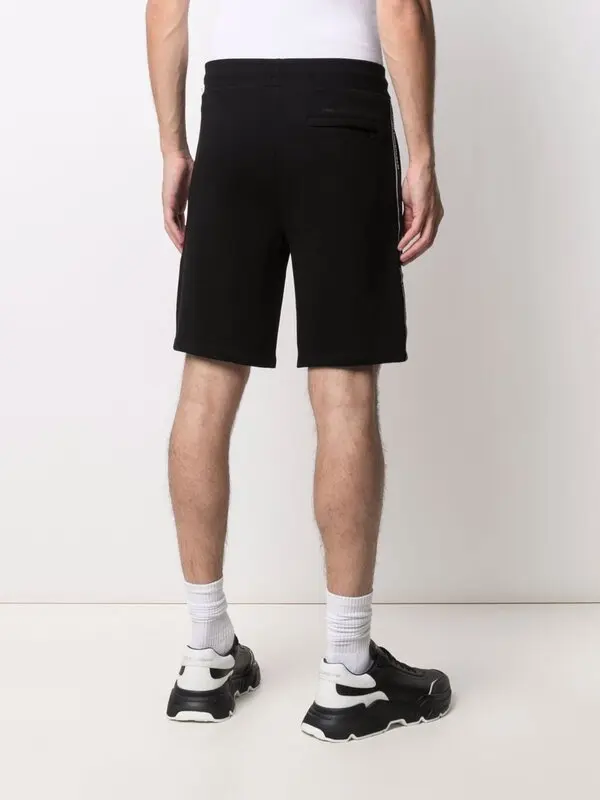Karl Lagerfeld Logo-tape Drawstring Track Shorts