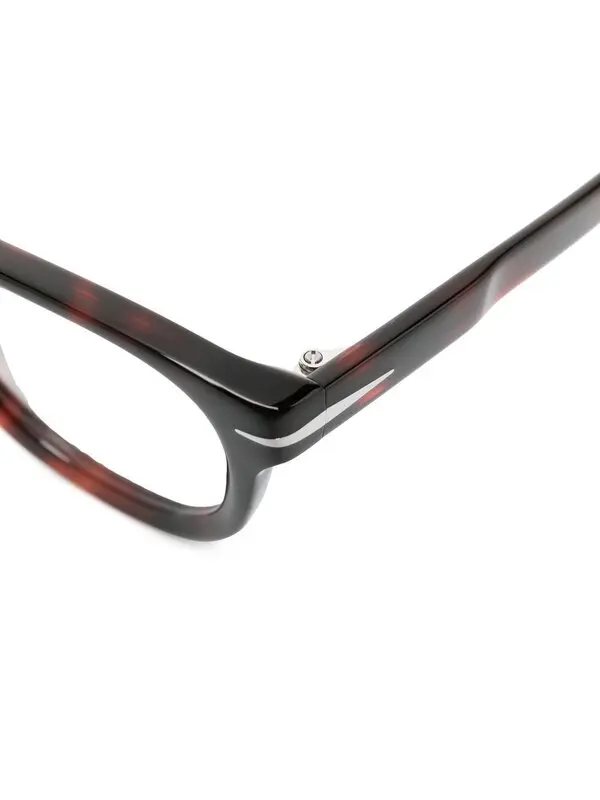 DB EYEWEAR BY DAVID BECKHAM Tortoiseshell Round Frame Glasses - Brown