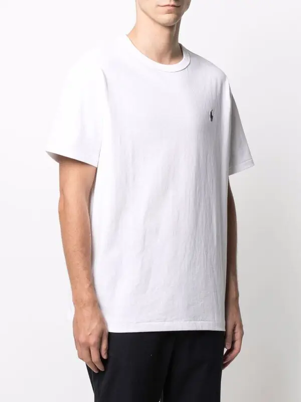 Polo Ralph Lauren Embroidered Logo T-shirt - White