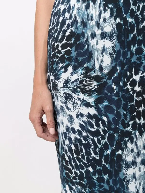 Roberto Cavalli Leopard-print Fitted Dress
