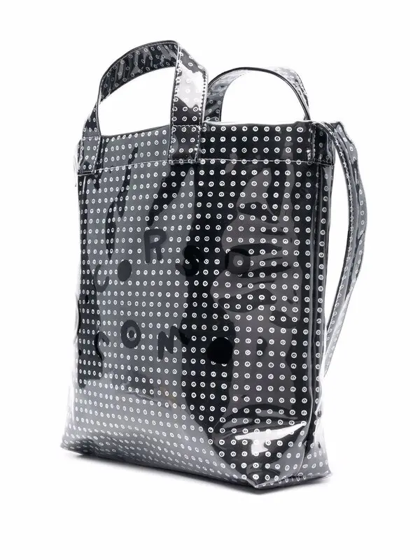 10 CORSO COMO Logo Print Coated Tote Bag