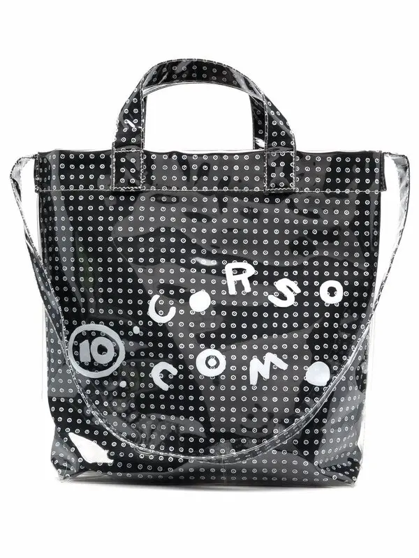 10 CORSO COMO Coated Logo-print Tote Bag
