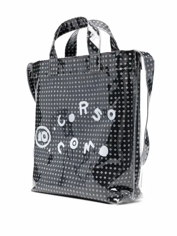10 CORSO COMO Coated Logo-print Tote Bag