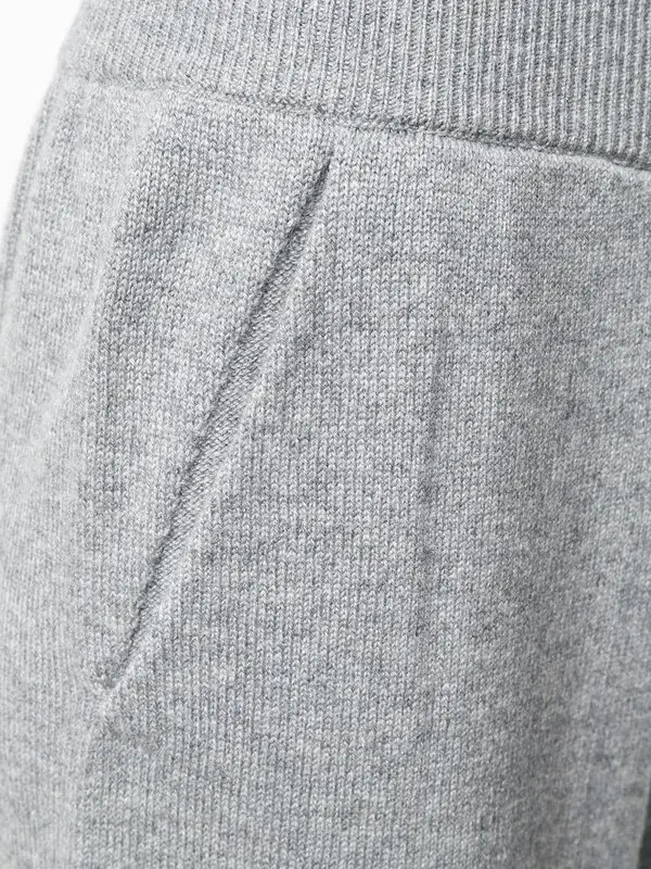 BARRIE Flared Knitted Trousers