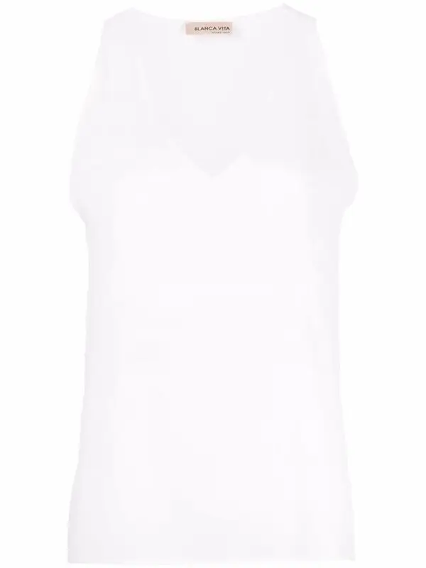 BLANCA VITA V-neck Tank