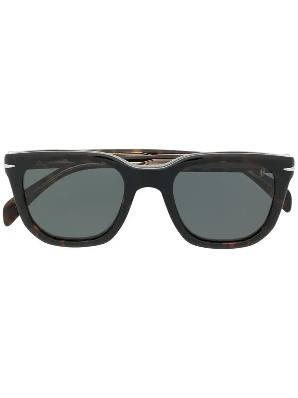 DB EYEWEAR BY DAVID BECKHAM Tortoiseshell Clip-on Glasses