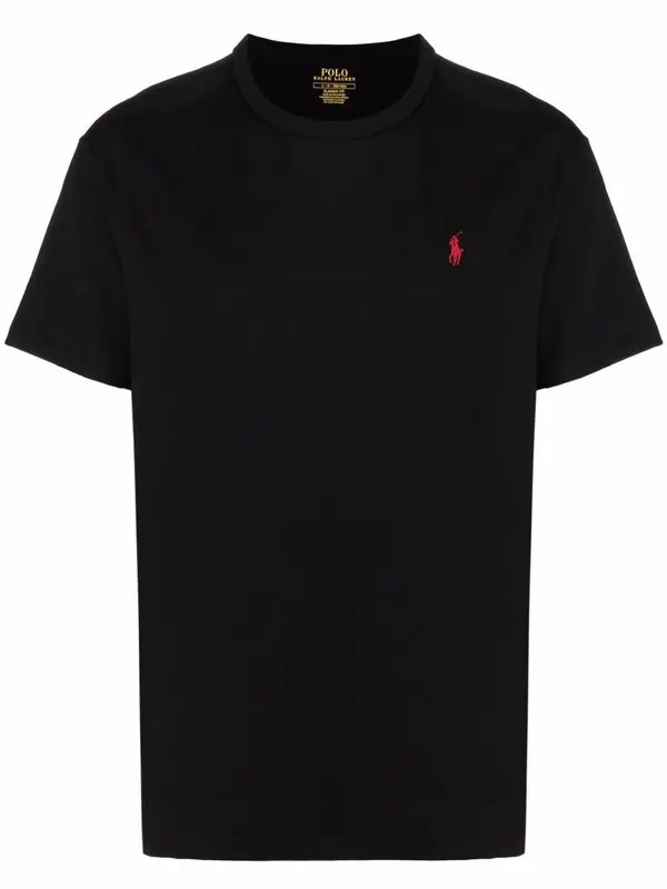 Polo Ralph Lauren Embroidered Logo T-shirt - Black