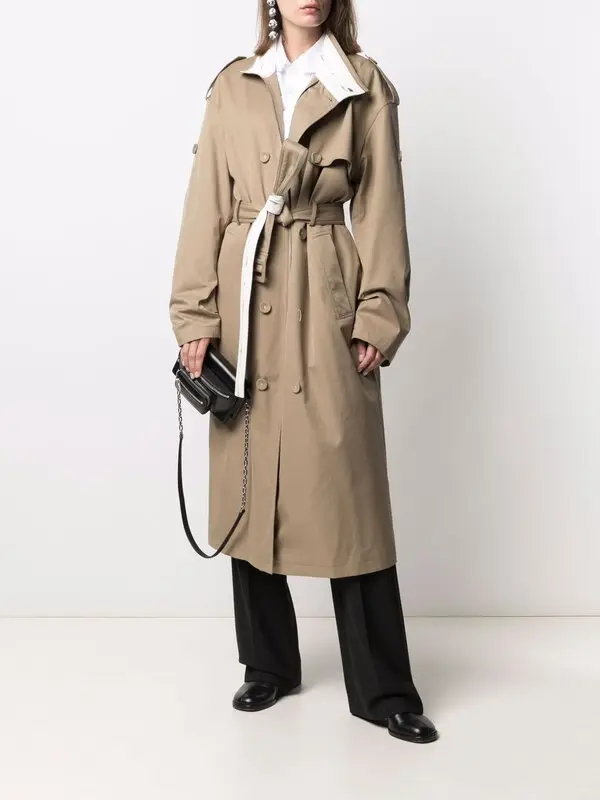 ジャケット・アウター ADER error match trench coat ADER error Beige Wool Robe Trench Coat ADER error