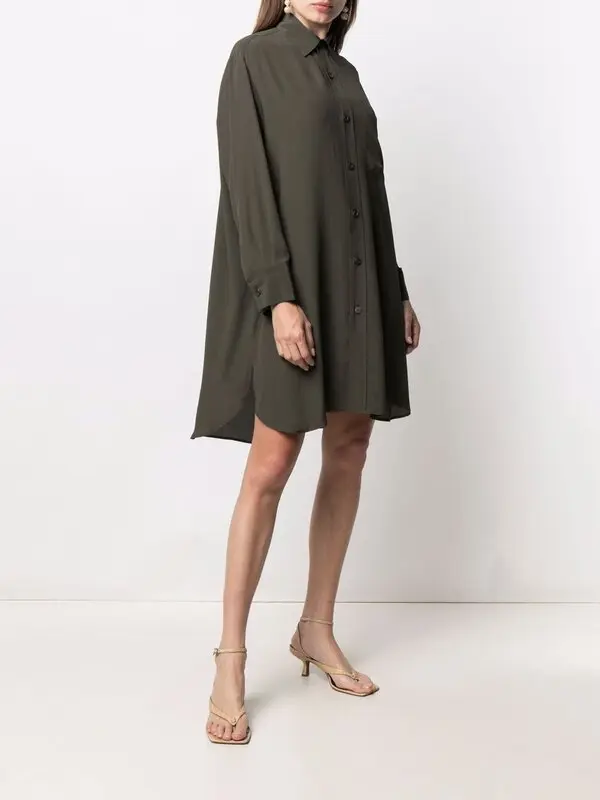 BLANCA VITA Flared Shirt Dress